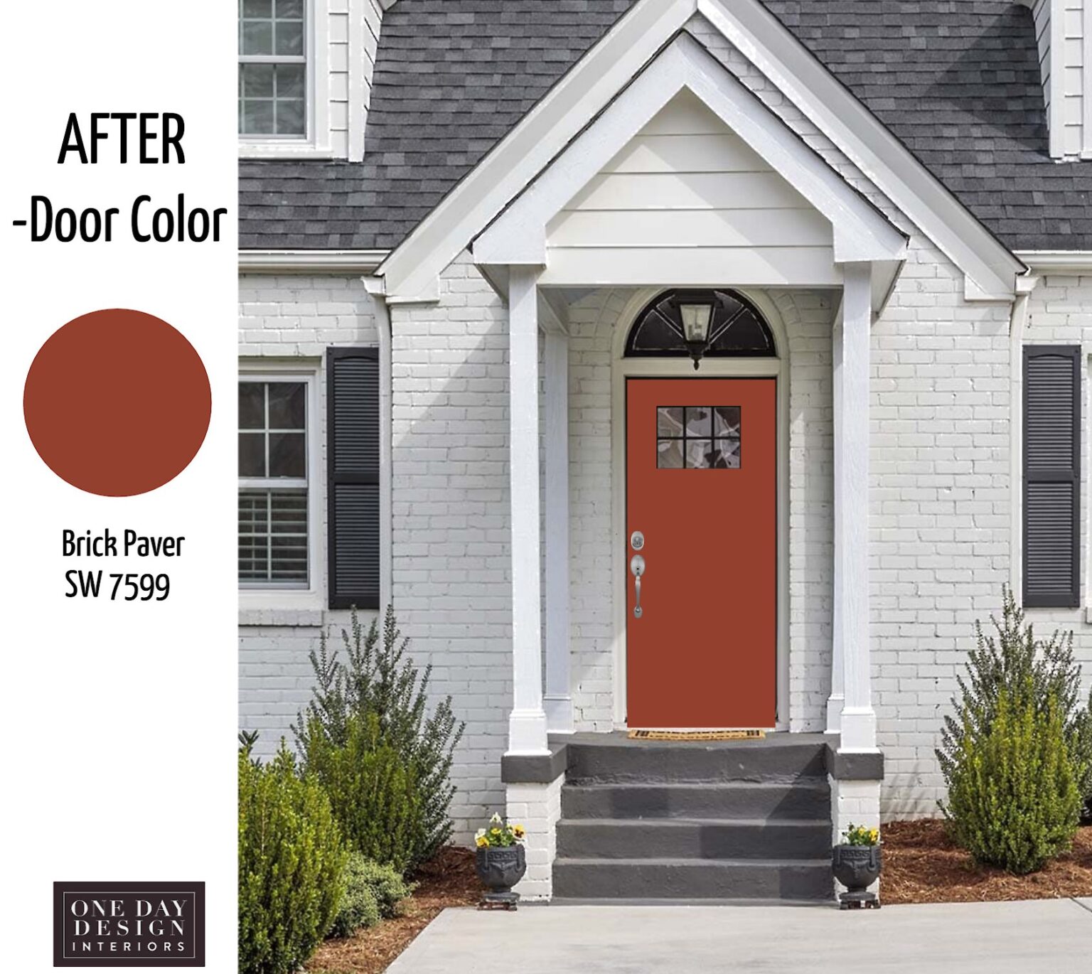 Front Door Color - One Day Design